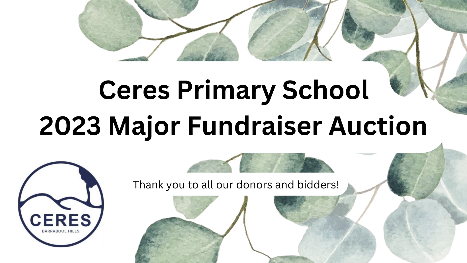 Ceres Primary School 2023 Major Fundraiser Auction | AirAuctioneer