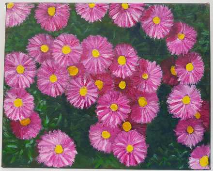 Daisies (Painting on Canvas) | AirAuctioneer