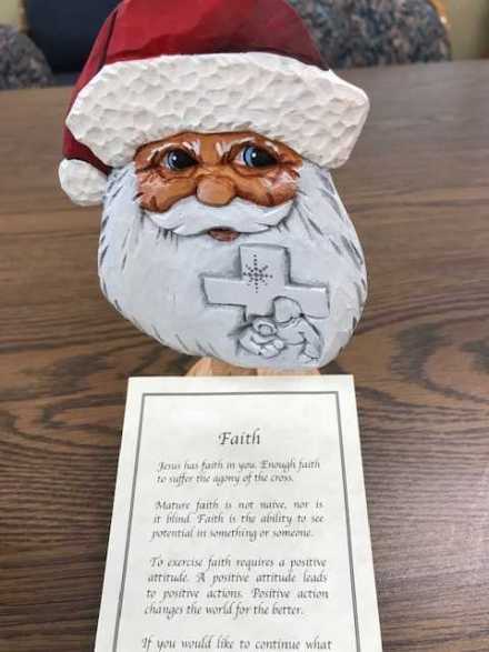 Santa display- Faith | AirAuctioneer