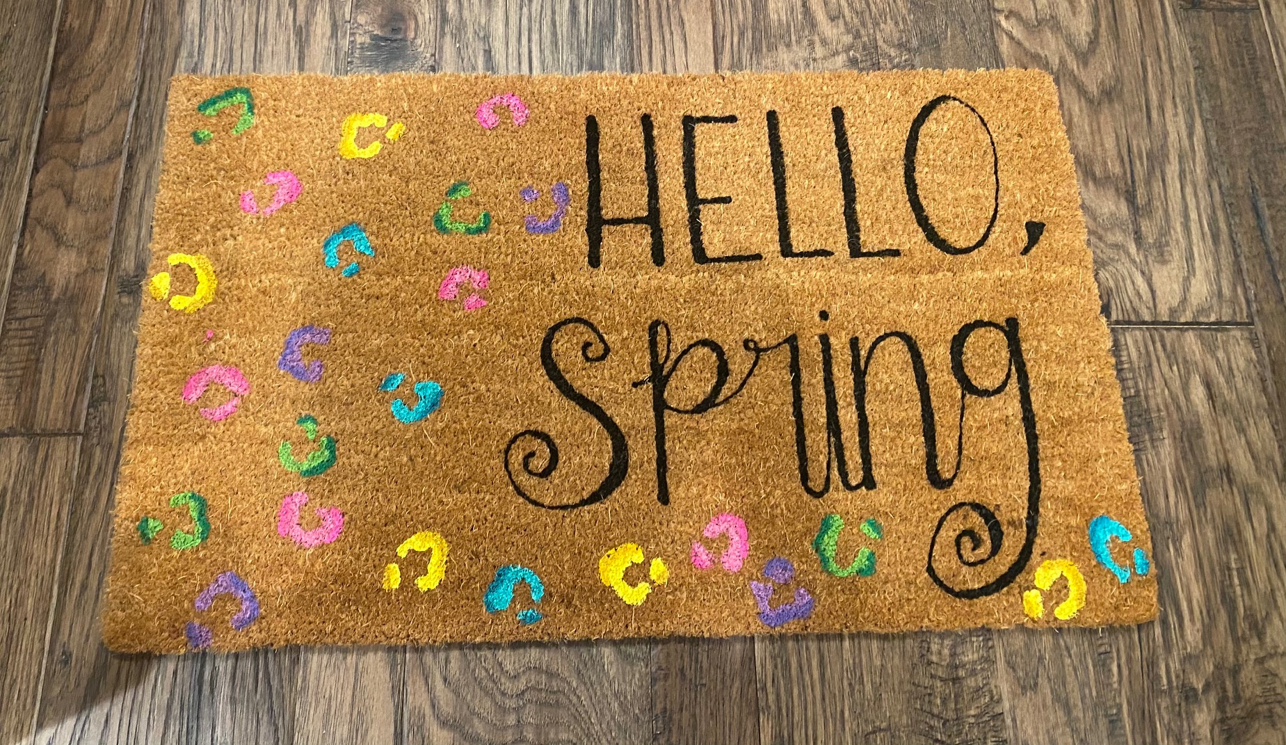 Hello Spring Welcome Mat | AirAuctioneer