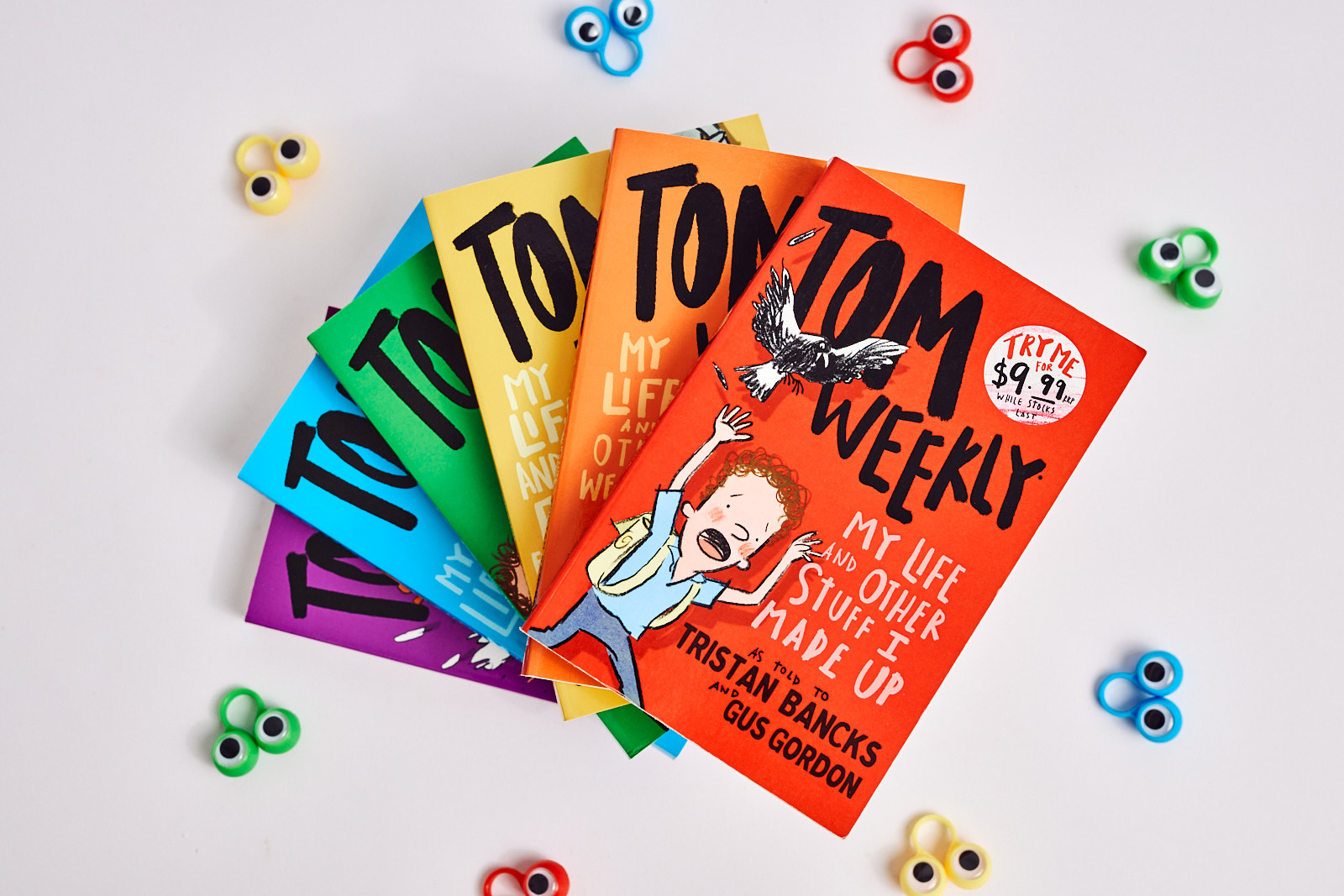 6 x signed Tom Weekly books by Tristan Bancks | AirAuctioneer