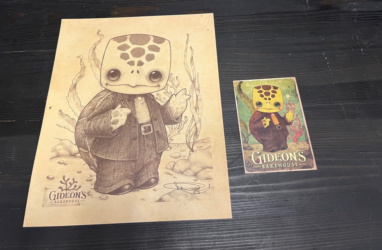 Limited Edition Reginald Ridley Signed Print & Gideon's Bakehouse June ...