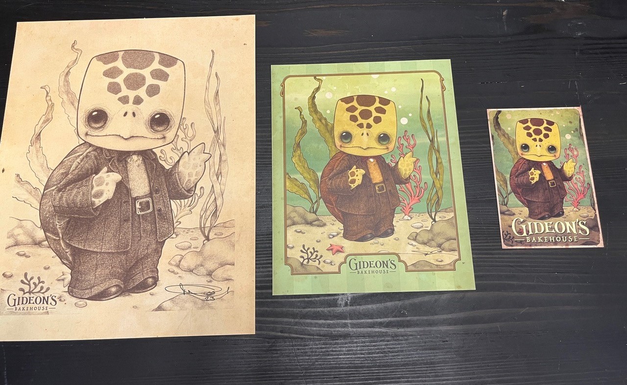 Two Limited Edition Reginald Ridley Signed Prints + Gideon's Bakehouse ...