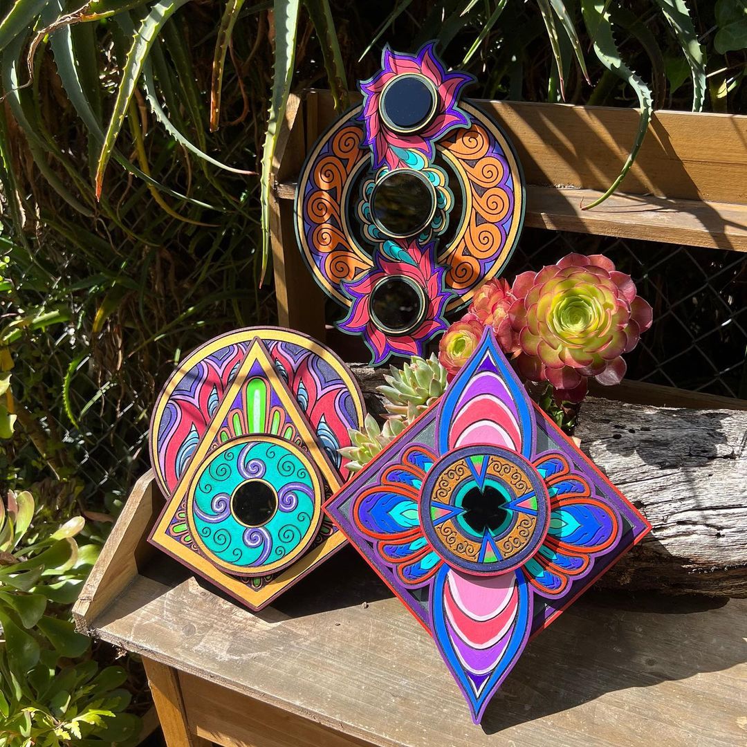 Custom Laser Cut Wood Relief Sculpture by Zee | AirAuctioneer