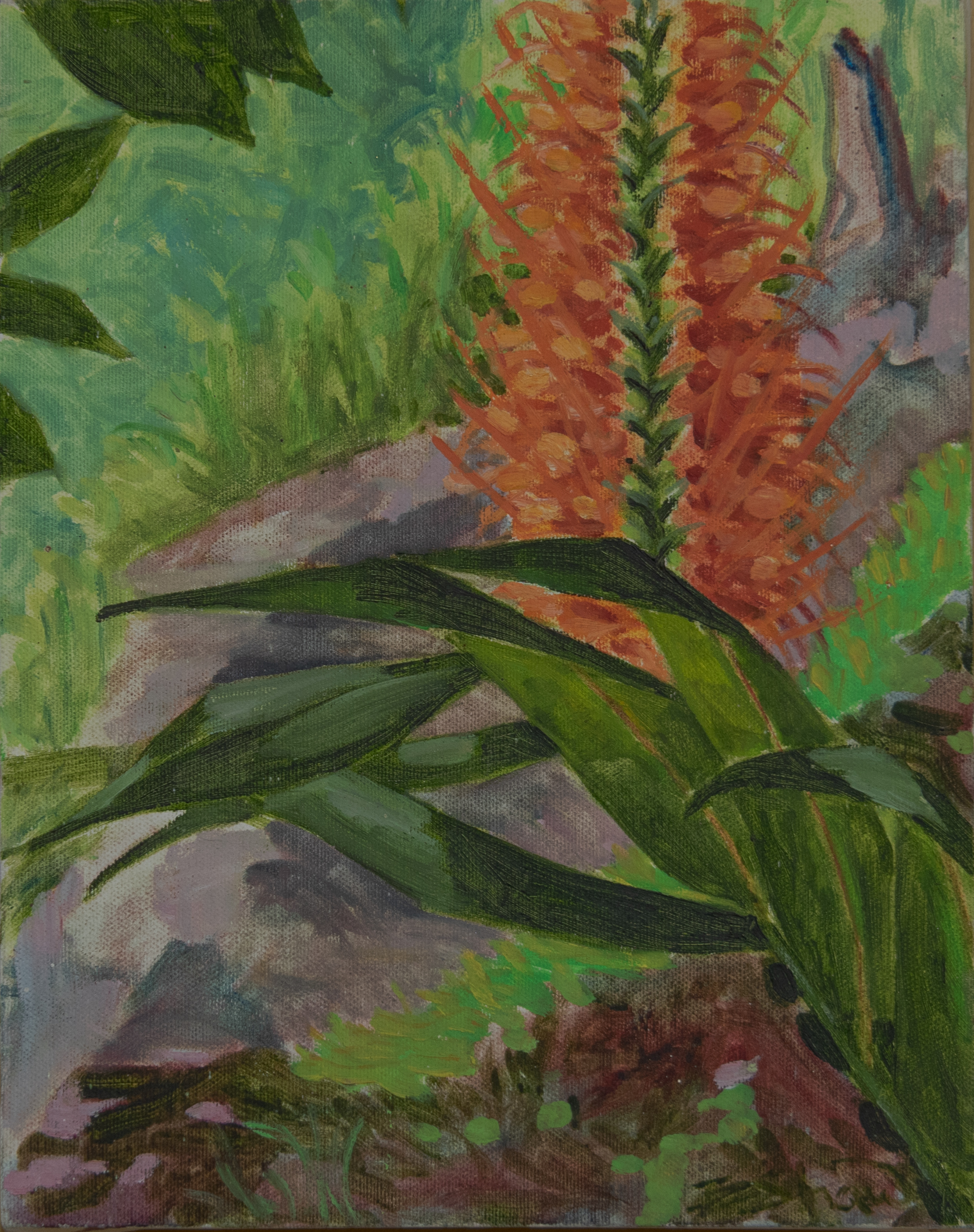 My Garden by Irenee Shaw (Original Painting) | AirAuctioneer