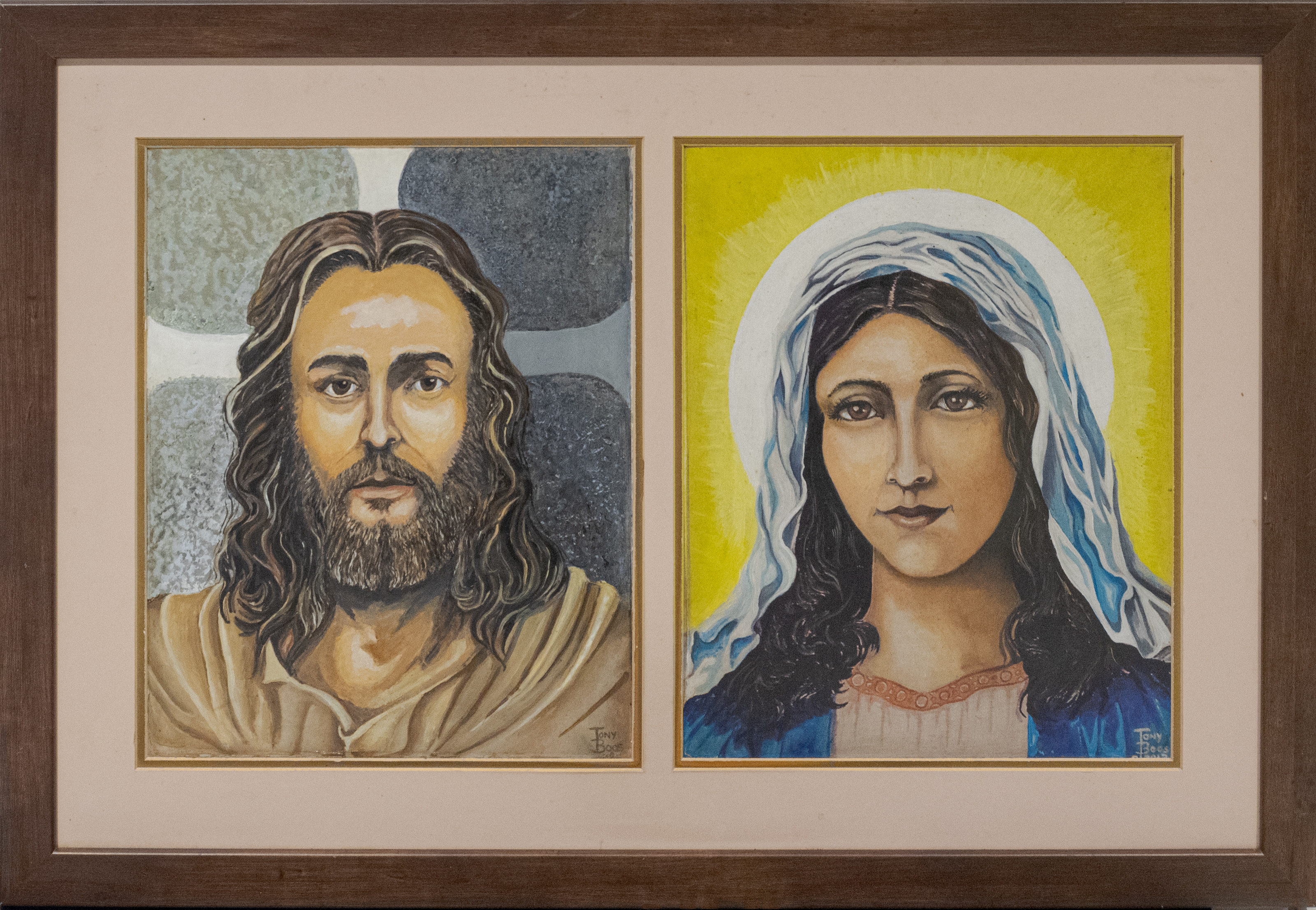 Yahweh & Miriam by Anthony Boos (Original Painting) | AirAuctioneer