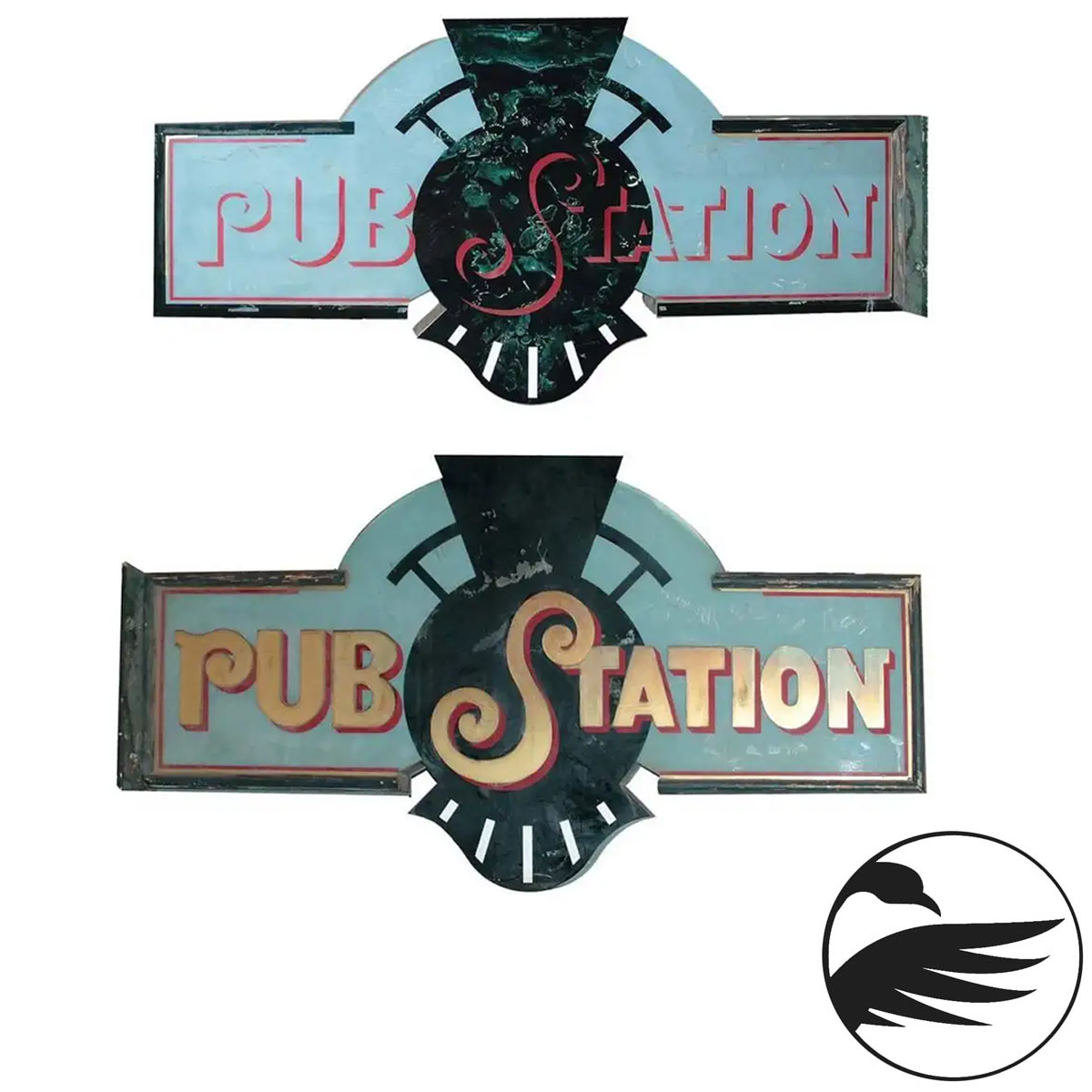 Antique Pub Sign ca 1940 | AirAuctioneer
