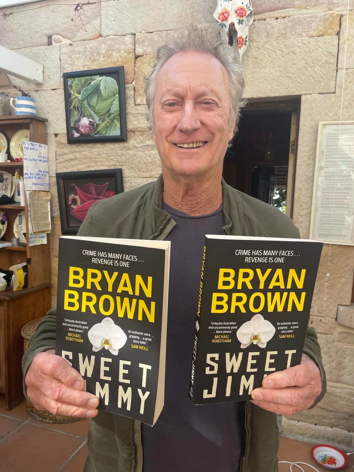 Signed copy of Sweet Jimmy by Bryan Brown | AirAuctioneer