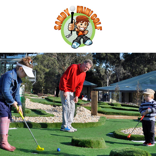 SANDY MINI GOLF: Family Voucher A ($55 value) | AirAuctioneer