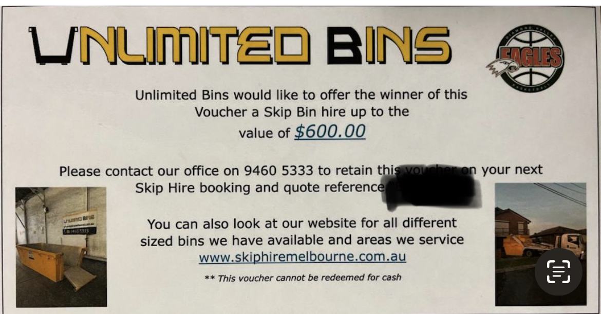 UNLIMITED BINS - Skin Bin Hire up to $600 | AirAuctioneer