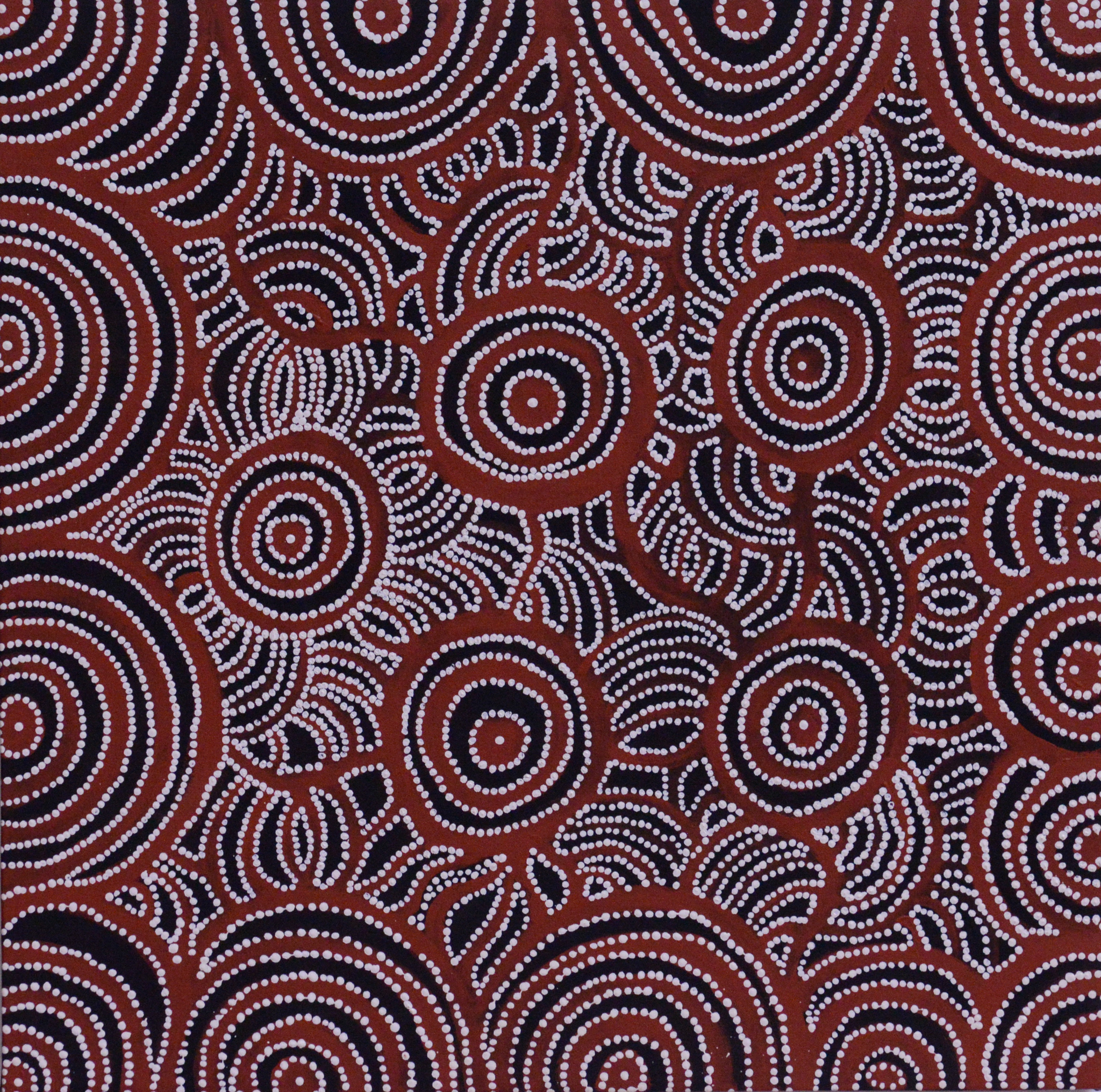 Ethel (Narelle) Kanpatja Holland, Parumpi. 2020. 76cm x 76cm. Acrylic ...