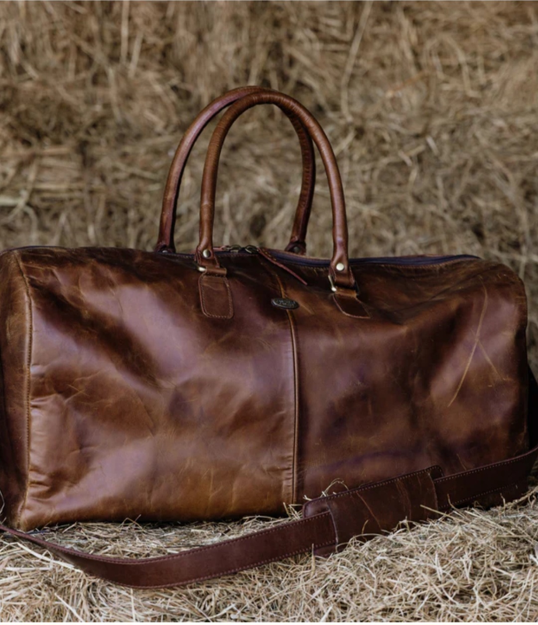 Canter for Cancer Leather Overnight Bag | AirAuctioneer