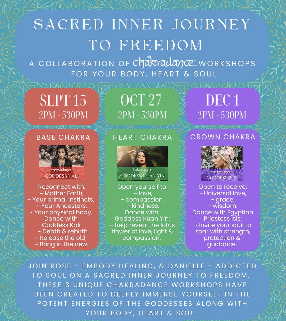 Embody Healing and Addicted to Soul Sacred Inner Crown Healing Workshop ...