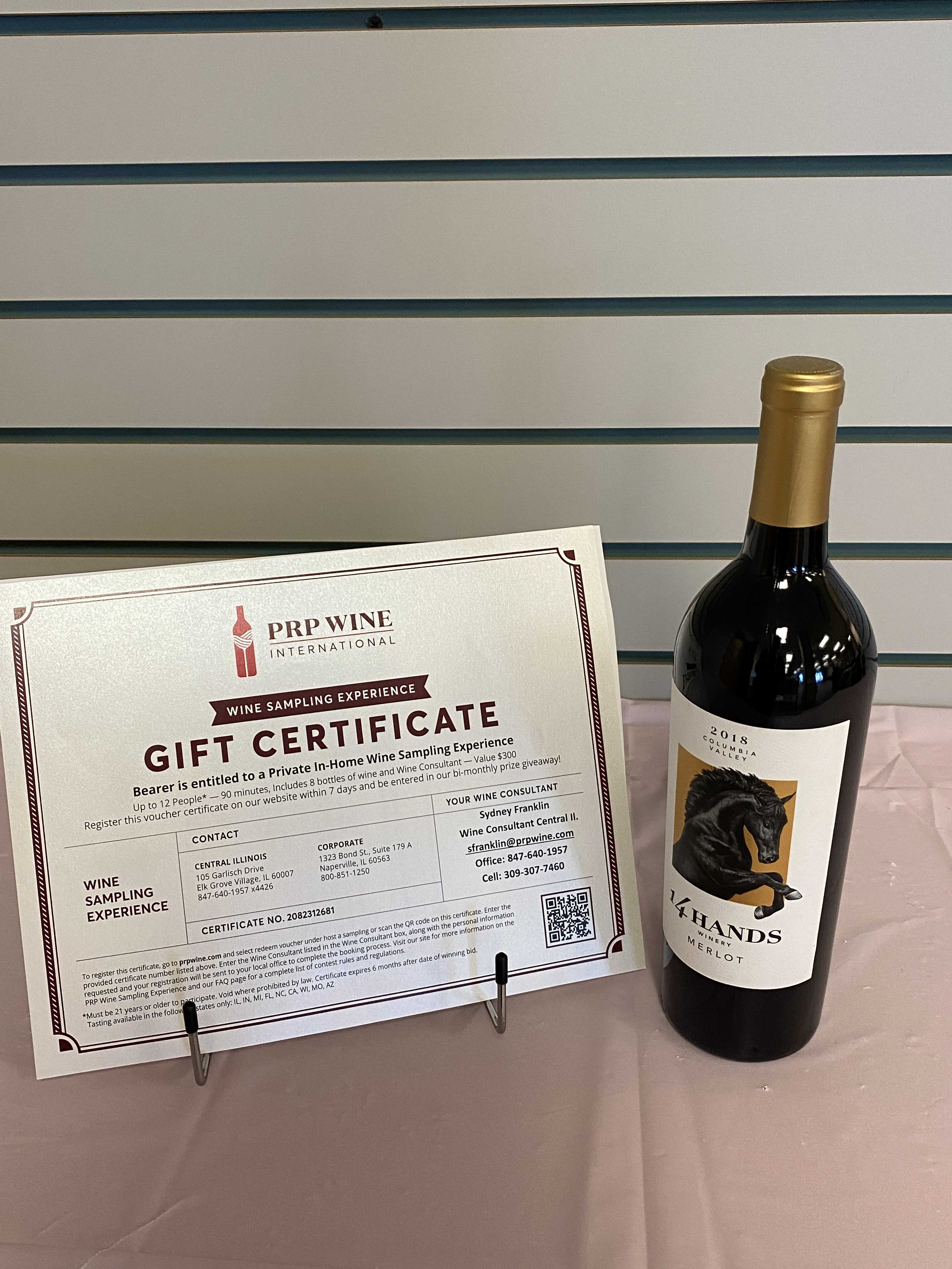 Wine-Sampling Experience I by PRP Wine International | AirAuctioneer