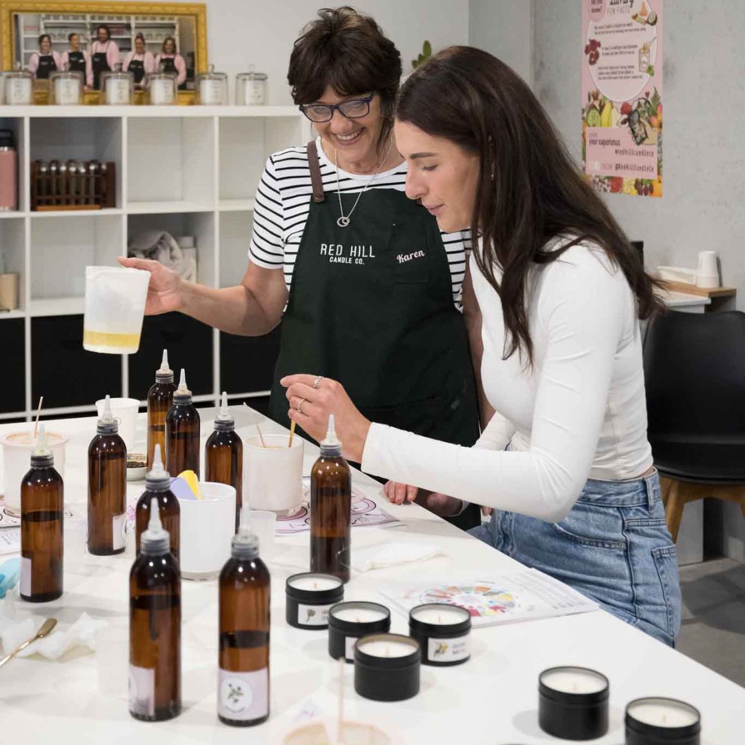 Scent Library Candle Making Experience with Red Hill Candle Co ...