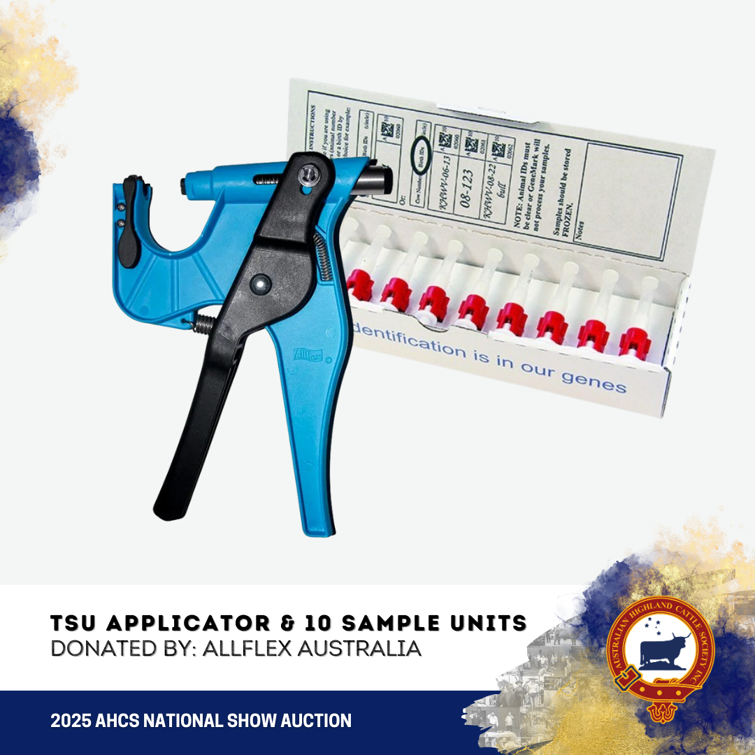TSU Applicator and 10 x sample collectors - donated by Allflex ...