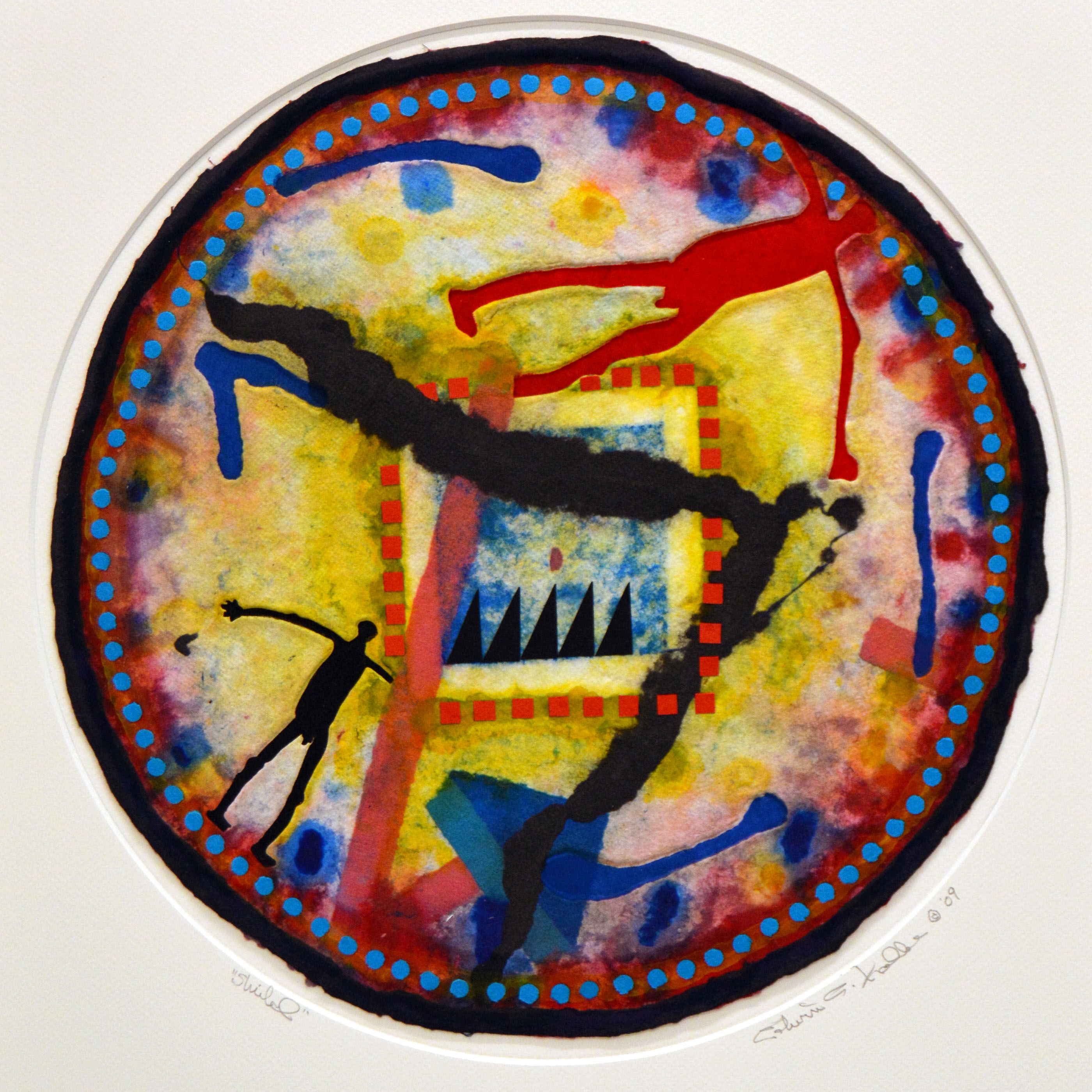 179 - Edwin Kalke, "Shield" Etching, Value: $500 | AirAuctioneer