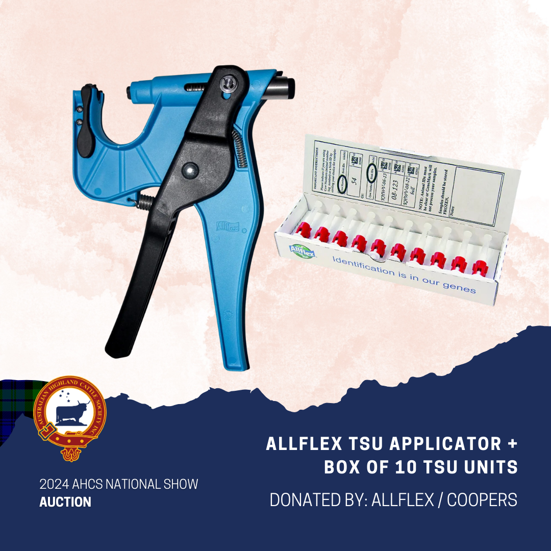 Allflex TSU Applicator + Box of 10 TSU Units. Donated by: Allflex ...