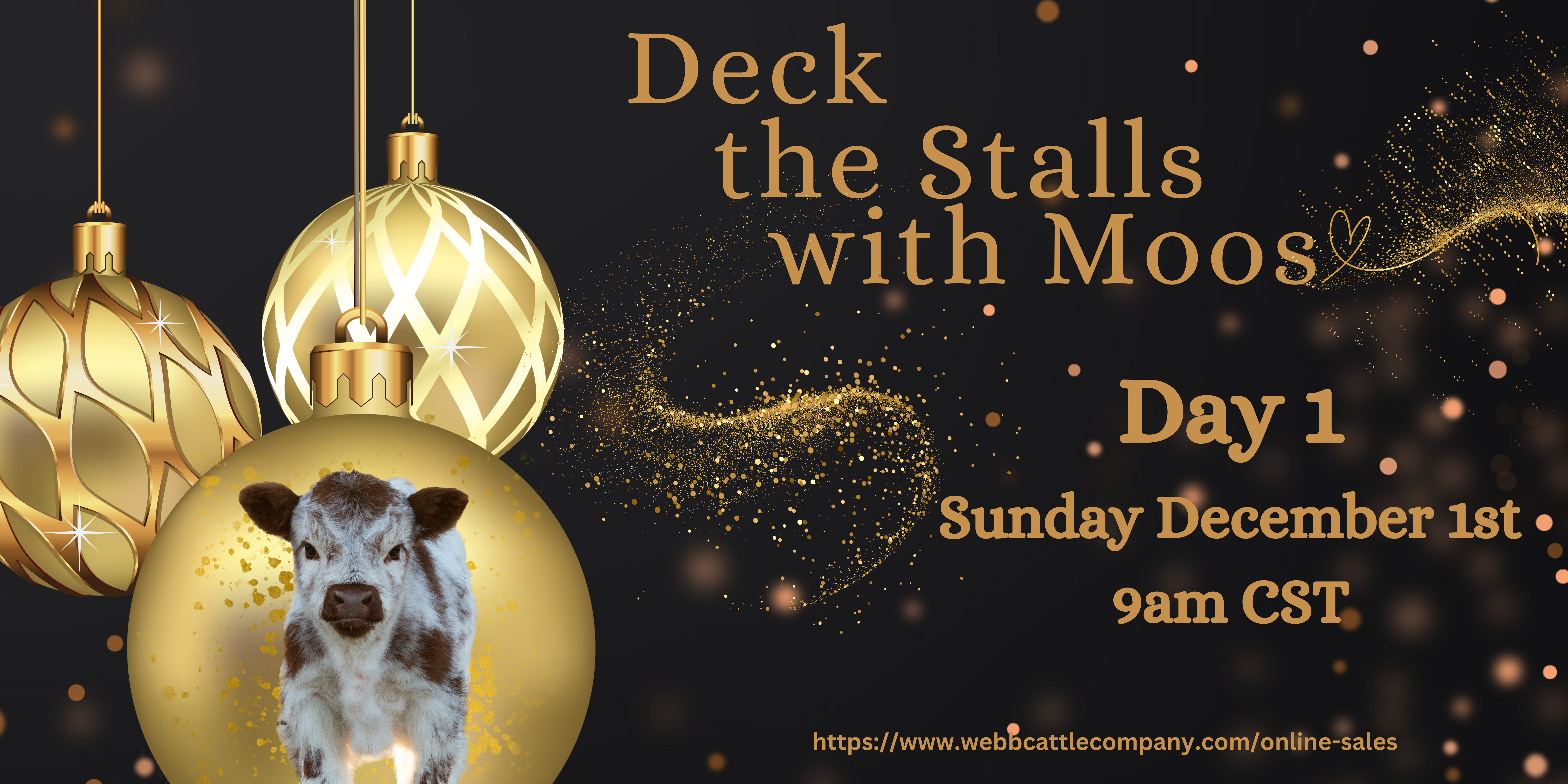 Deck the Stalls with Moos Day 1, Sunday December 1st | AirAuctioneer
